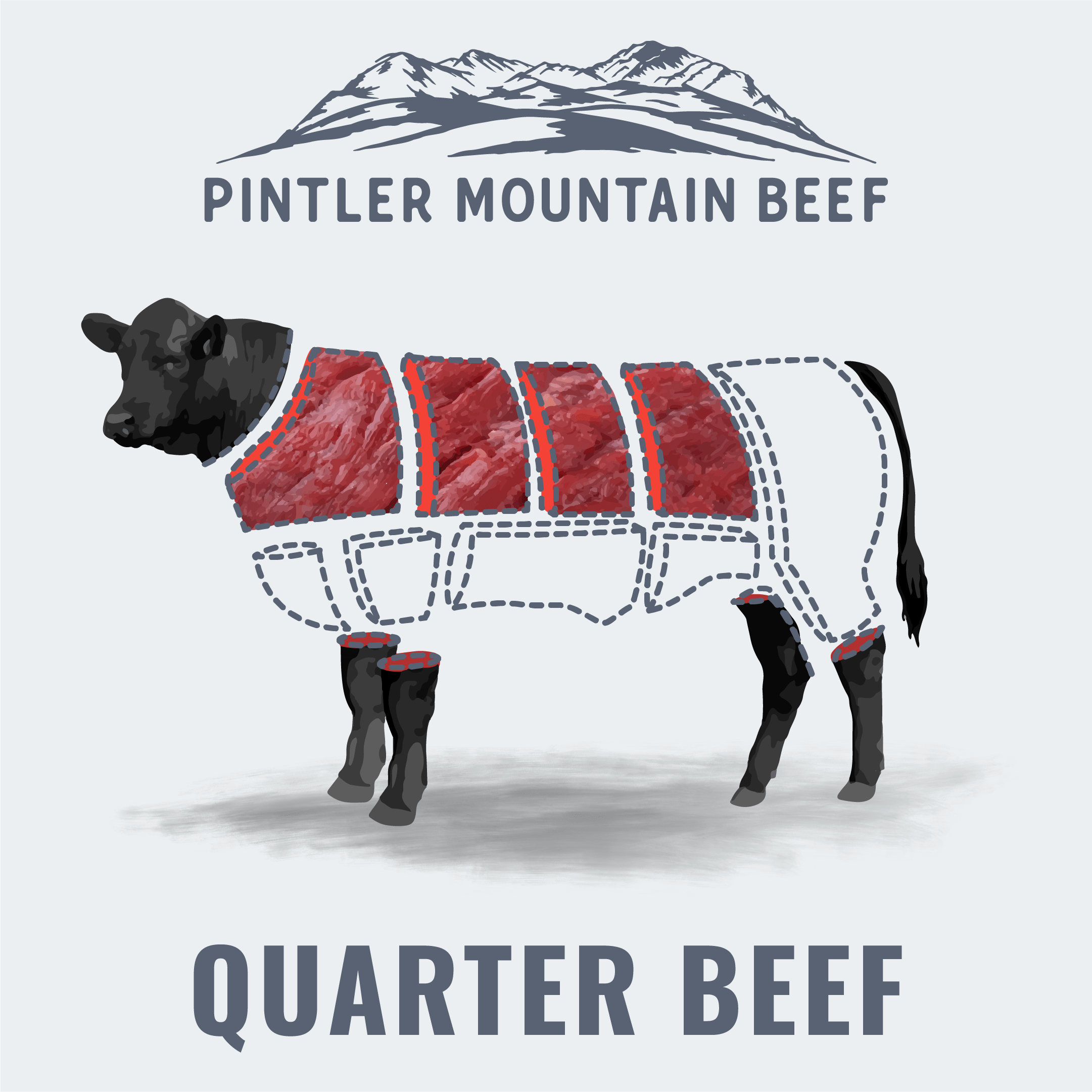 Pintler Mountain Beef | Quarter Beef Package